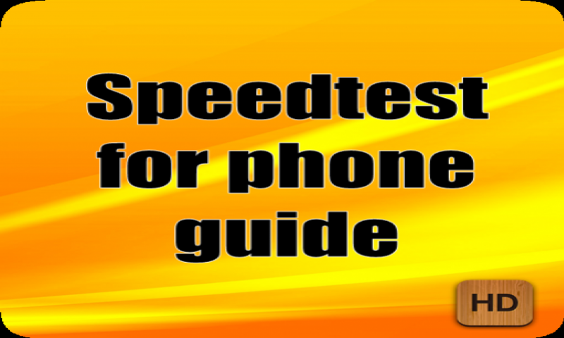 Speedtest for phone guide - App on Amazon Appstore