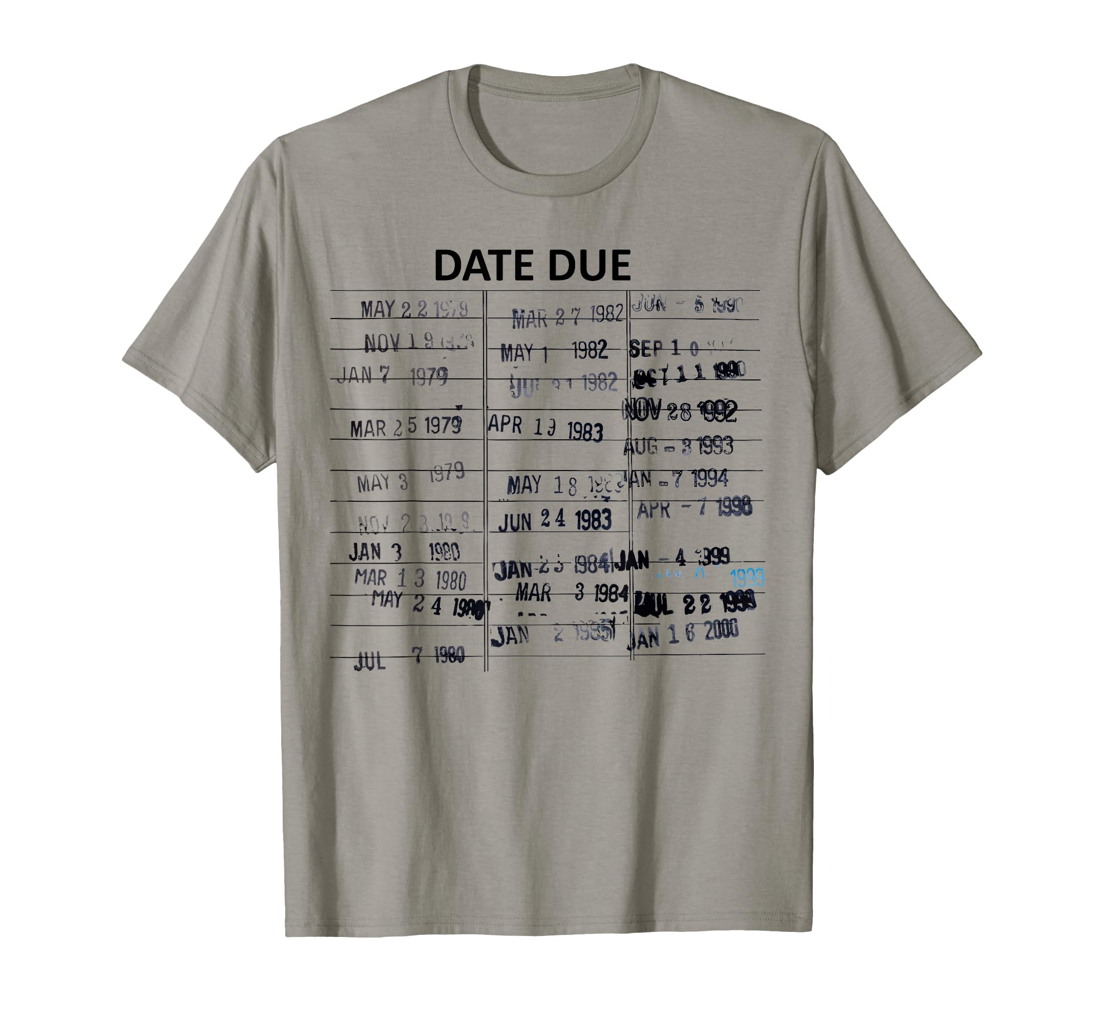 Amazon.com: Library Due Date - Librarian Due Date T-Shirt : Clothing ...