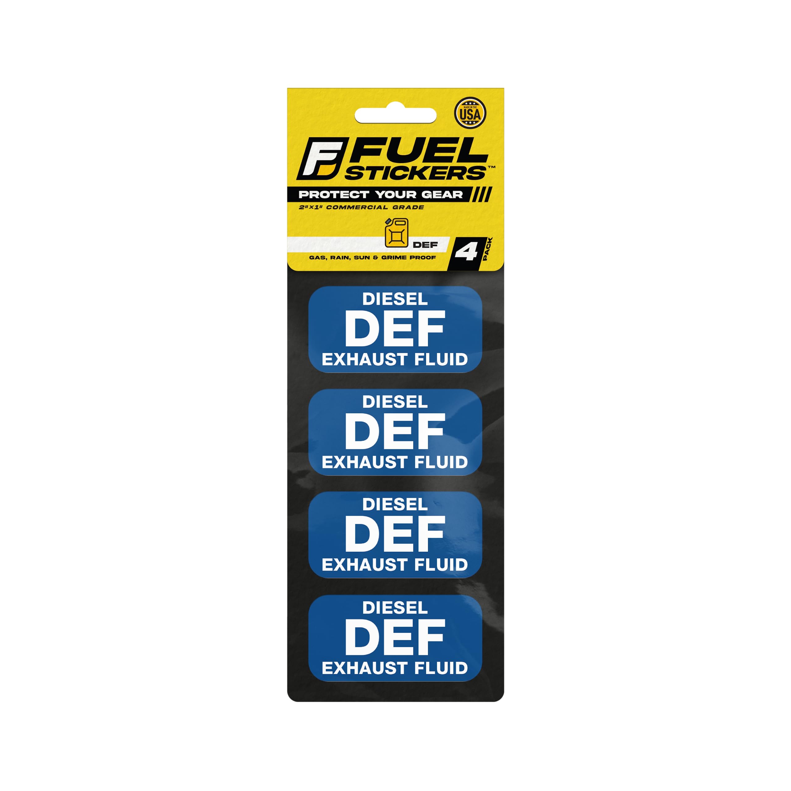 Snapklik.com : Diesel Exhaust Fluid Sticker, DEF Label For Diesel ...