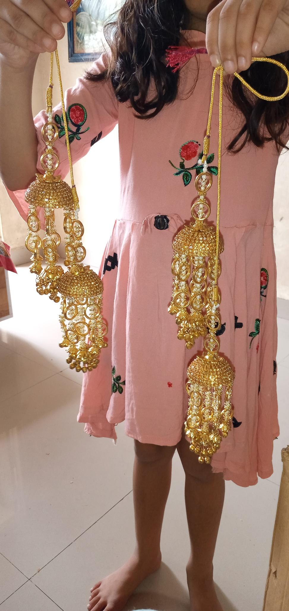 Buy Geetanjali Crafts Handmade Traditional Wedding Bridal Hand Hanging ...