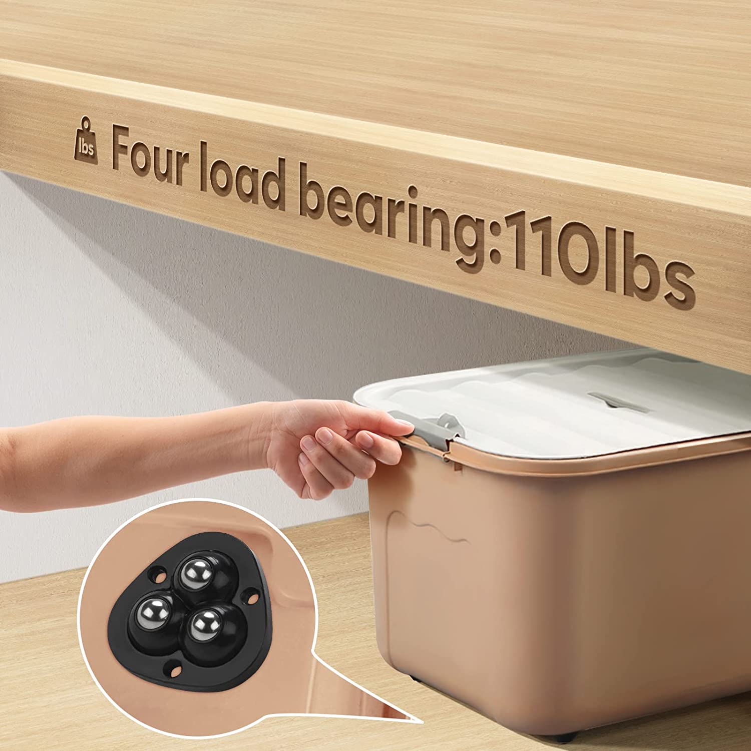 Snapklik.com : Self Adhesive Mini Caster Wheels, Appliance Wheels ...