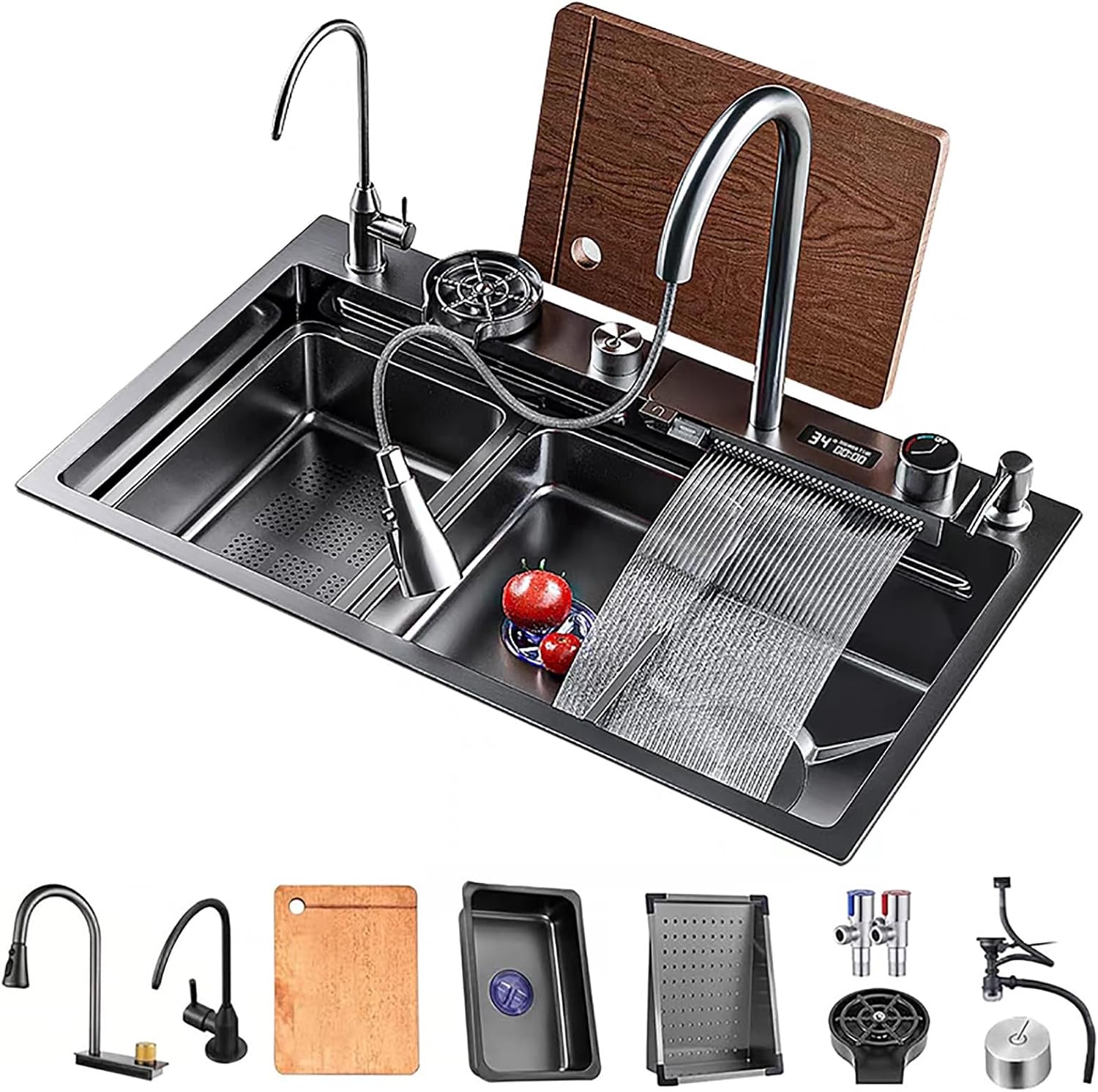 Amazon.com: MGCtech Stainless Steel Kitchen Sink Drop in Kitchen Sink ...
