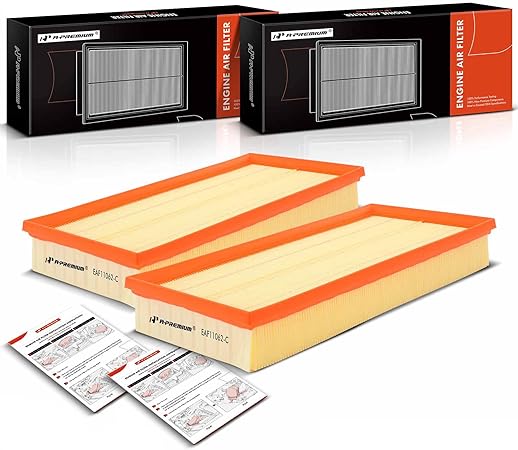 Amazon.com: A-Premium 2-PC Engine Air Filter Compatible with Land Rover ...