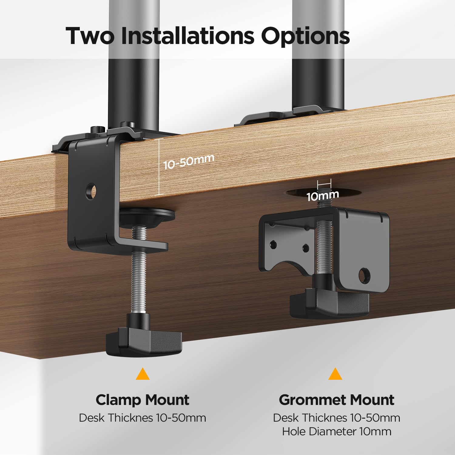 Snapklik.com : KOORUI Single Monitor Arm Desk Mount, Holds Screens Up ...