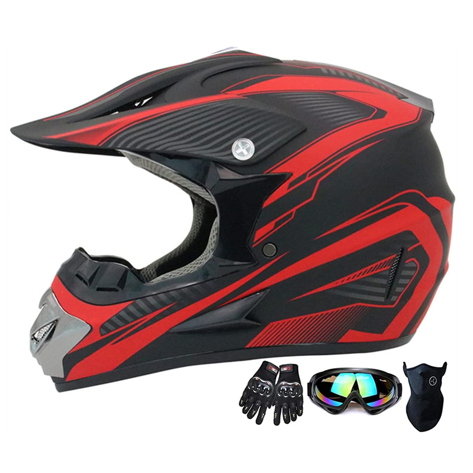 Motocross Helmet,Youth & Adult ATV Dirt Bike Motorcycle Helmet, Kids ...