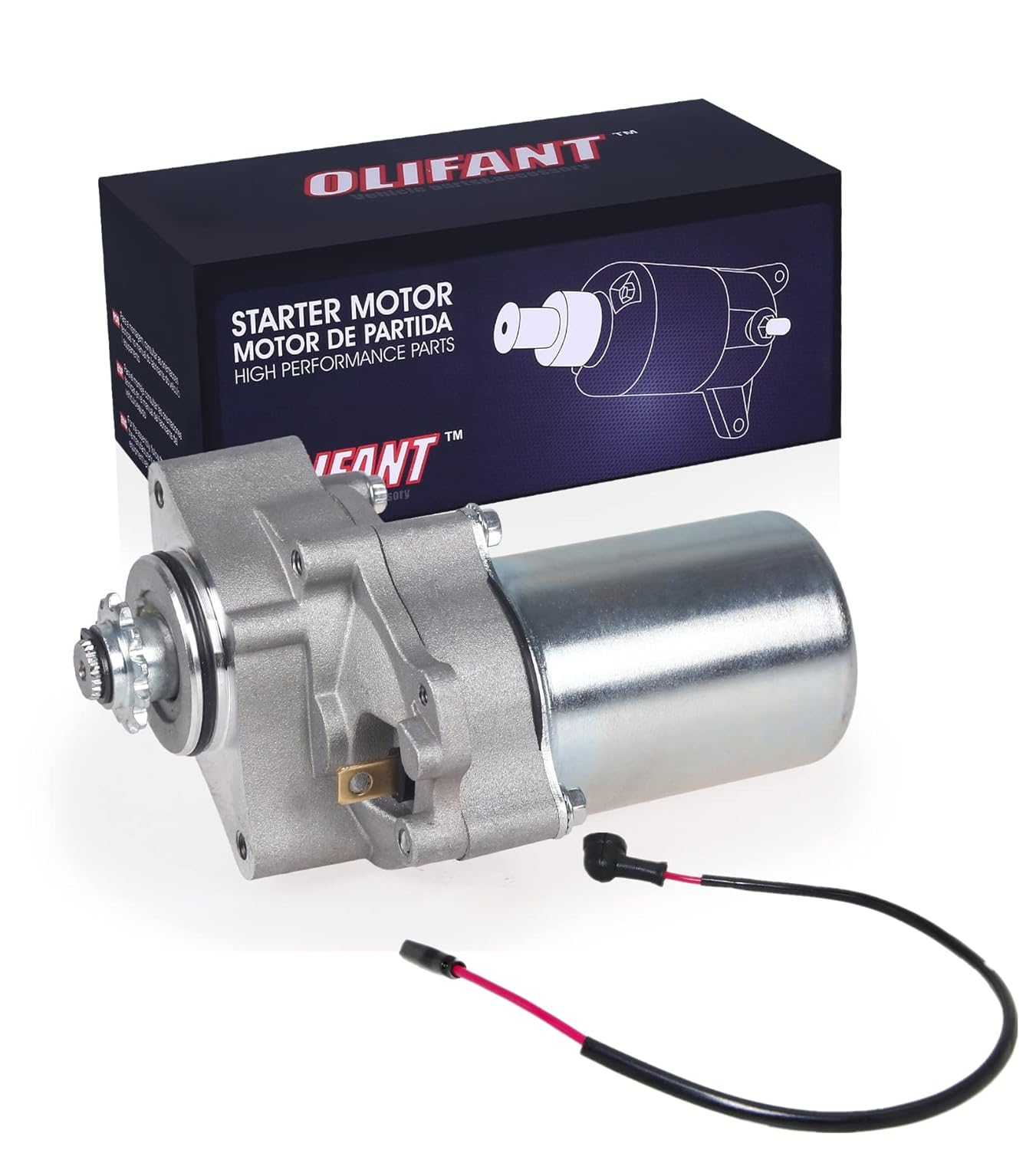 2 Bolt Starter for Honda Clone Lower Bottom Mount 50cc 70cc 90cc 110cc ...