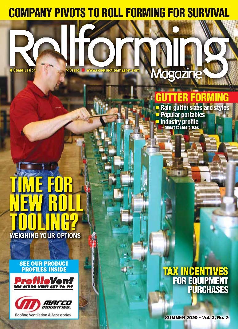 Rollforming Magazine, Summer 2020: Roll Forming Gutters (Vol. 3, No. 2 ...