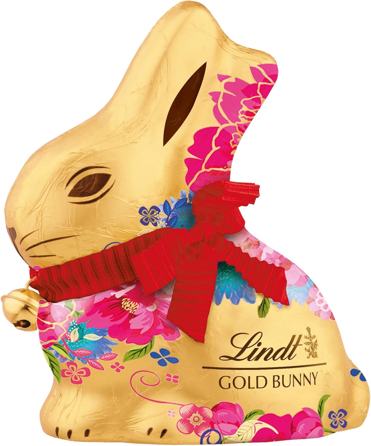 Lindt Flower Gold Bunny Milk Chocolate Meduim, 100g - Easter Gift ...