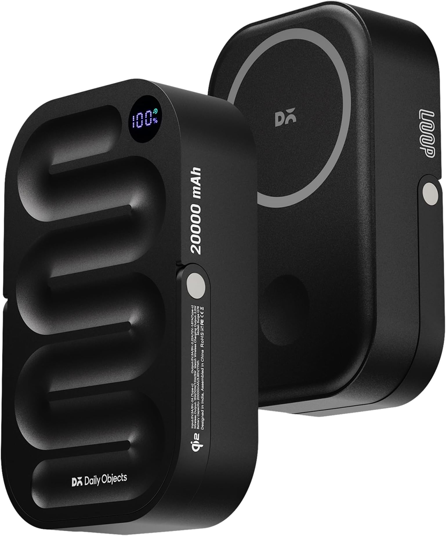 DailyObjects Loop Qi2 Certified Mag-Safe Compatible Aluminium Wireless ...