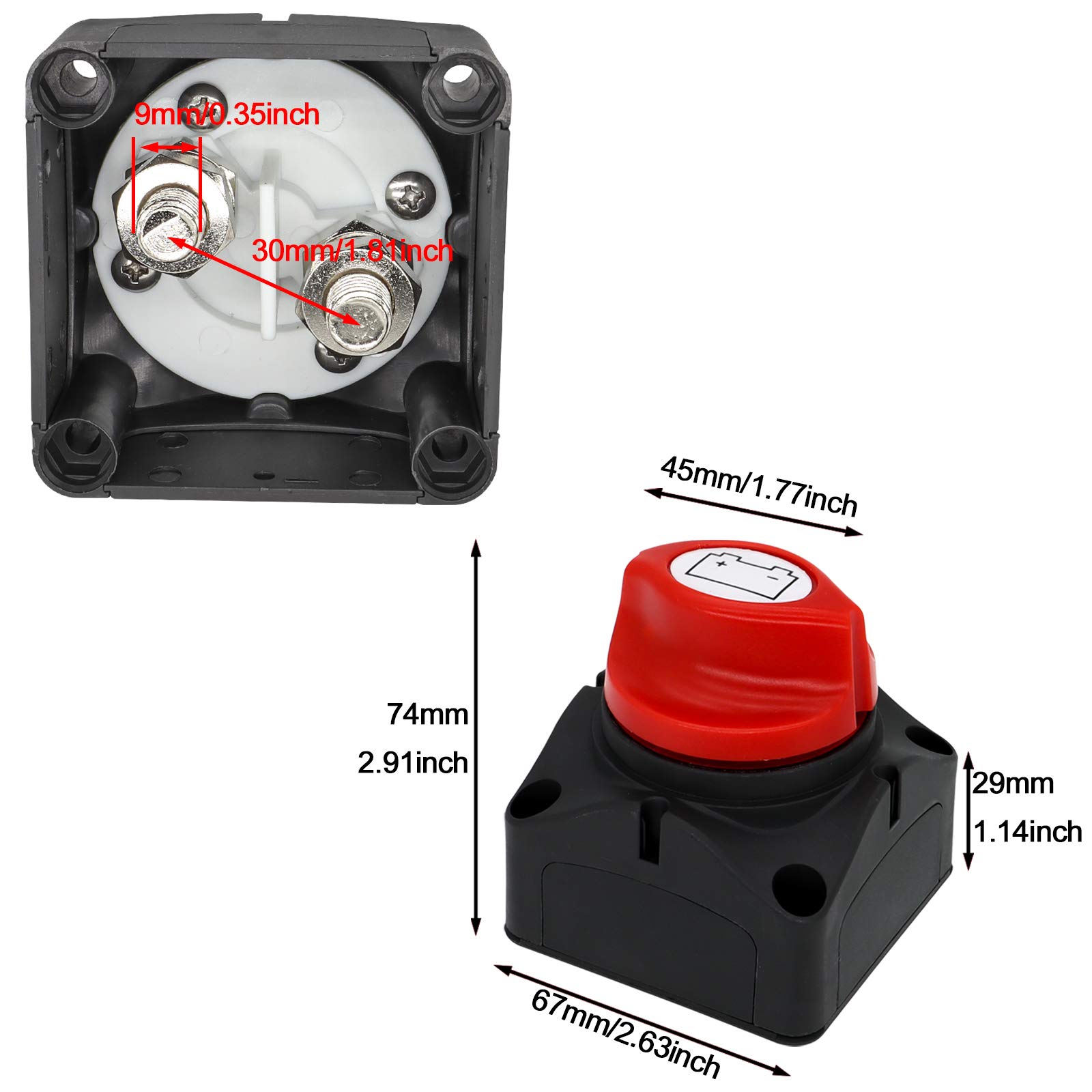 Snapklik.com : Battery Disconnect Switch Power Cut Master On Off ...
