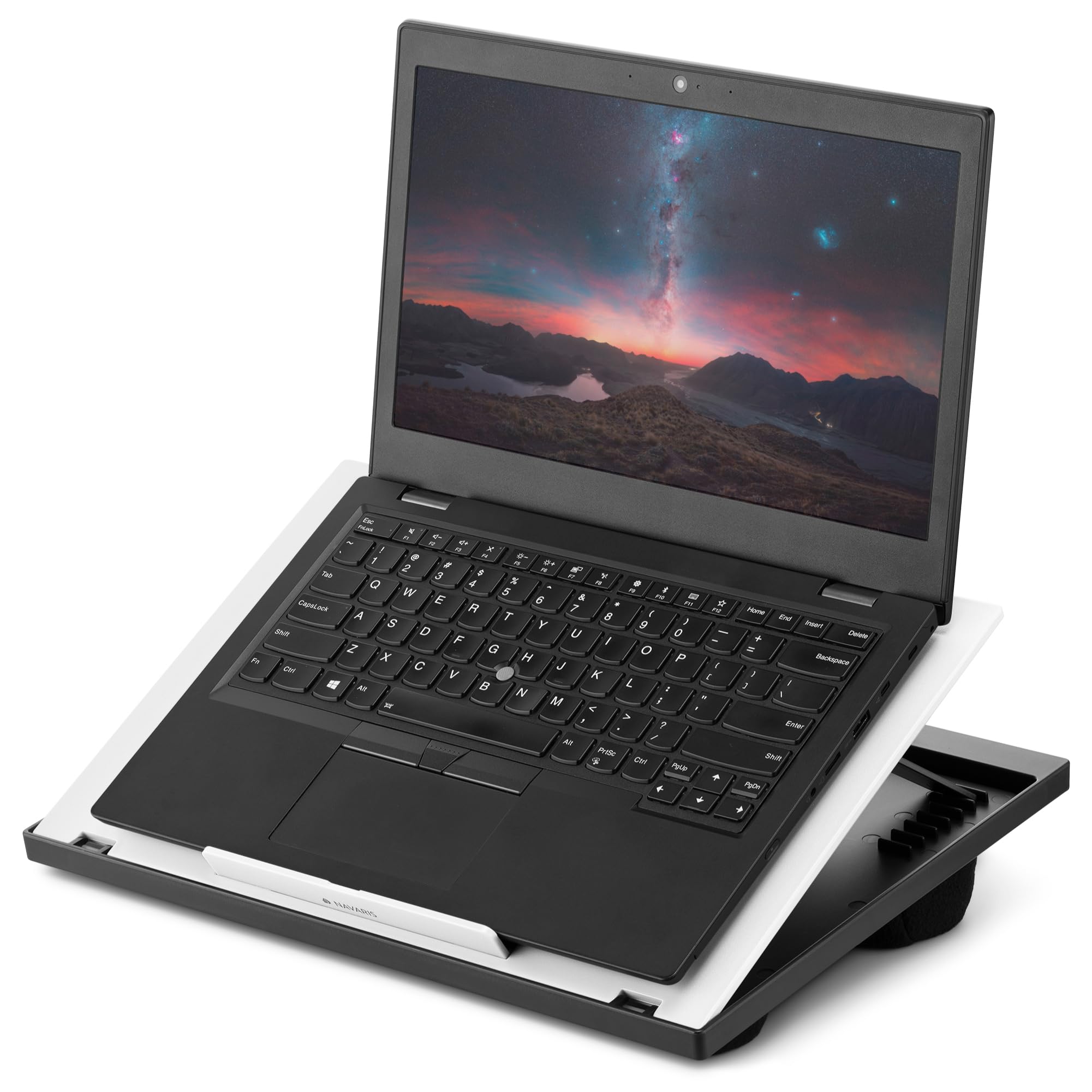 Snapklik.com : Navaris Adjustable Laptop Lap Tray - Stand Desk