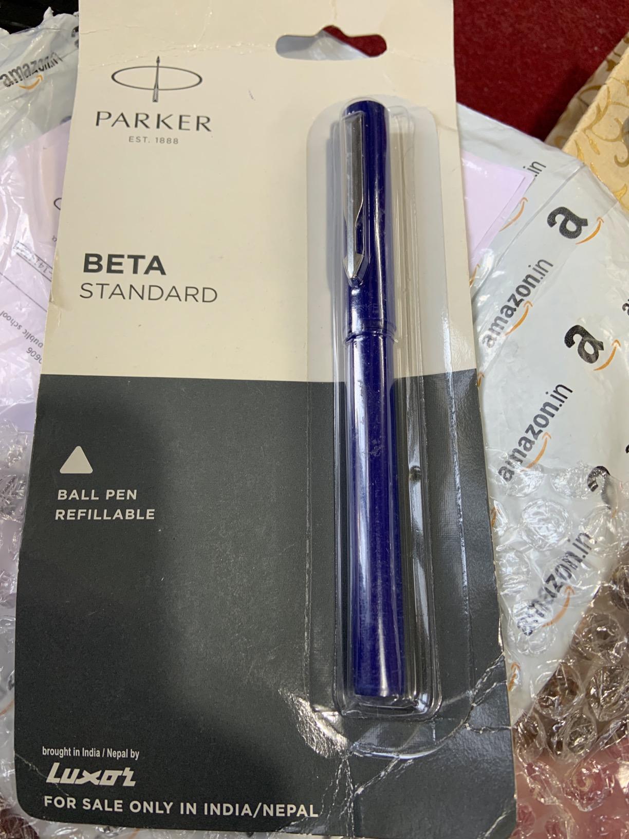 Parker Beta Standard CT Ball Pen Blue with Black Parts(With New ...