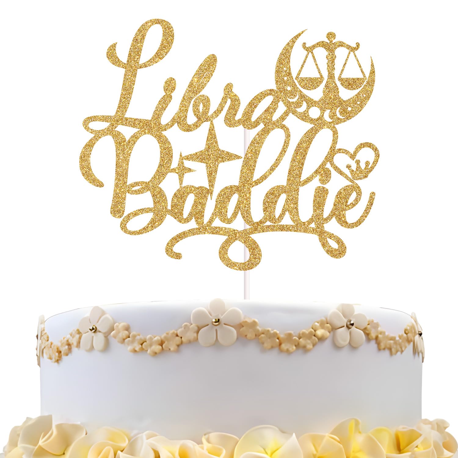 Amazon.com: Libra Baddie Cake Topper, Big Energy Libra Cake Decor, It's ...