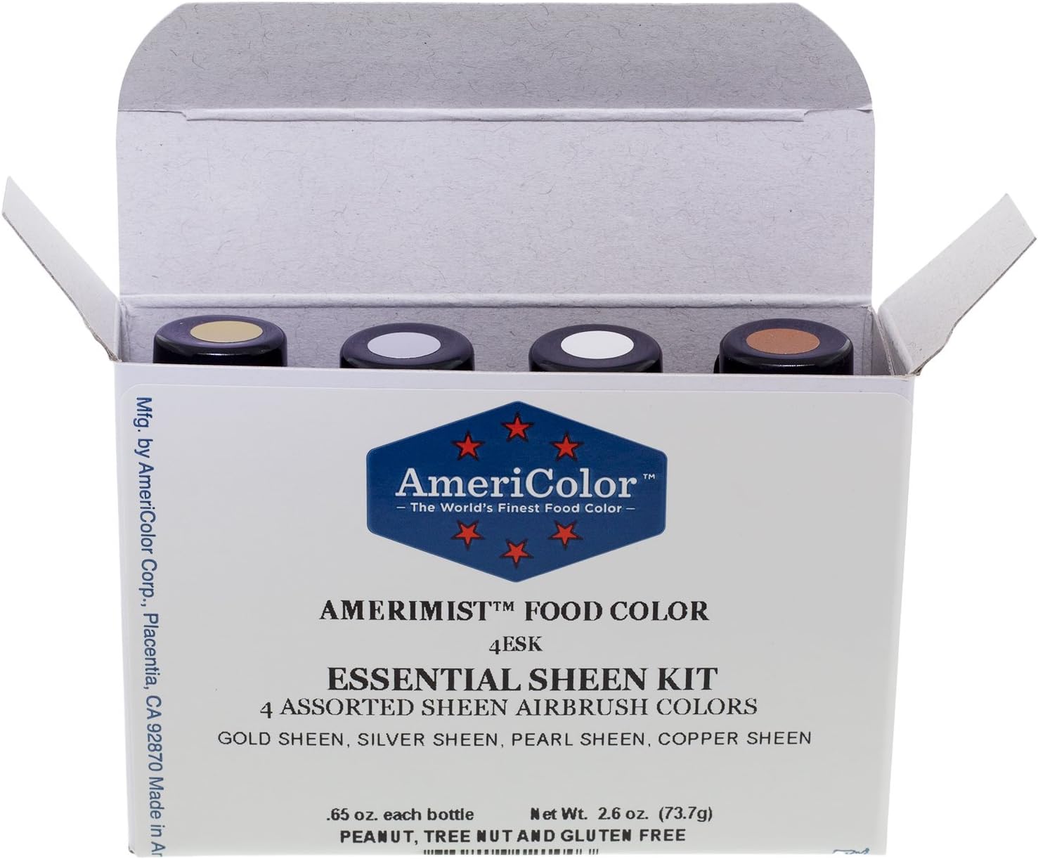 Amazon.com : AmeriColor Airbrush Food Coloring, Pearl Sheen AmeriMist ...