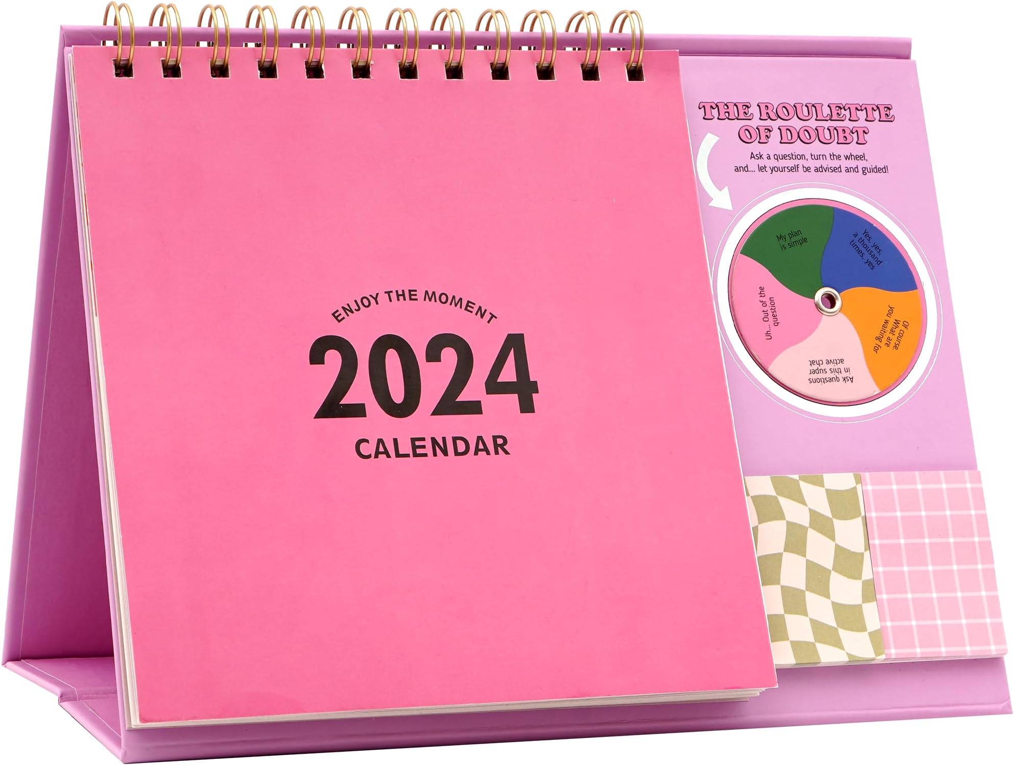 Amazon.com : Small Desk Calendar 2024 Monthly Standing Desk Calendar ...
