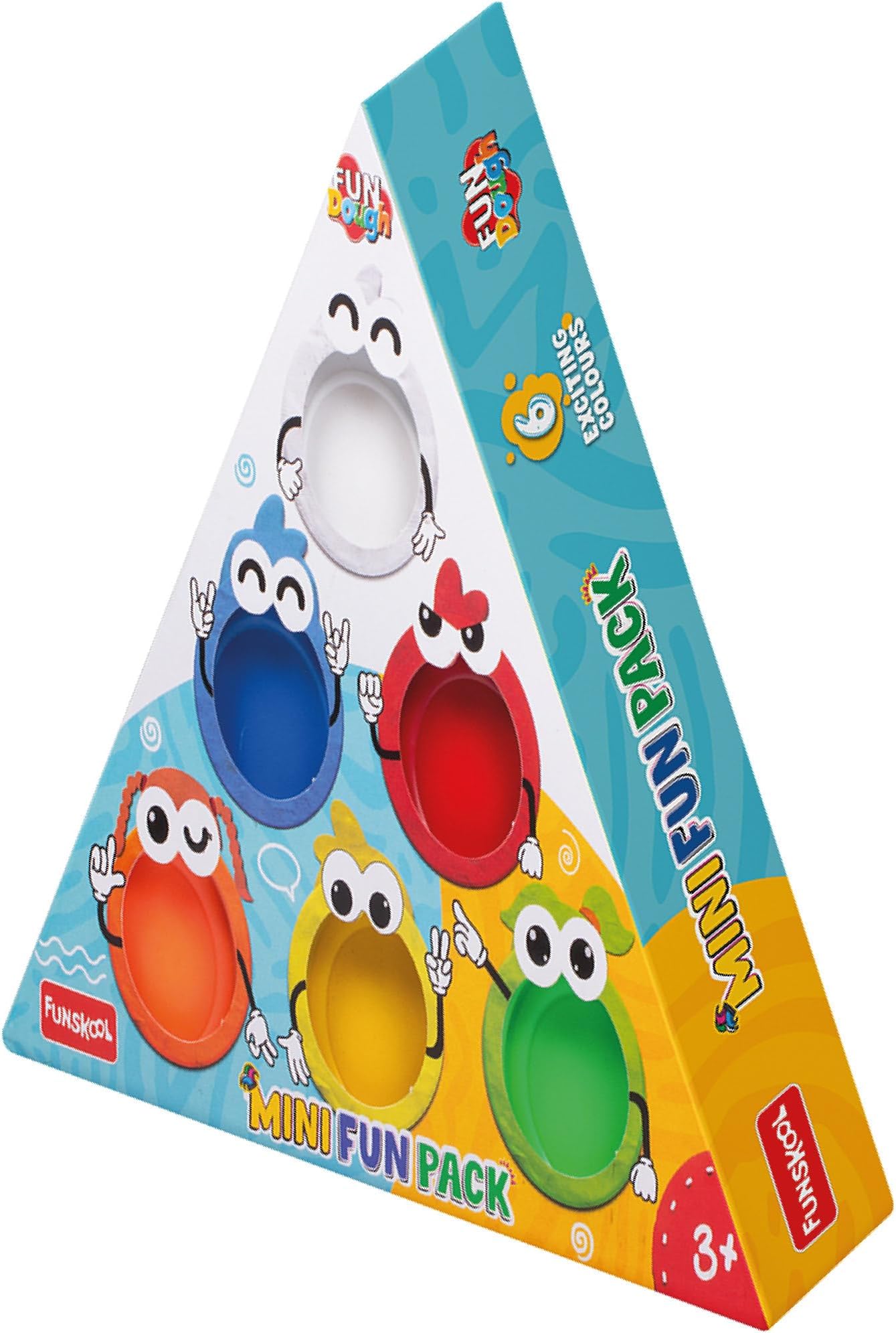 Buy Funskool-Fundough Compound Fun Pack, 300gms, (12×25 gms) , multicolour, dough, toy, shaping ...