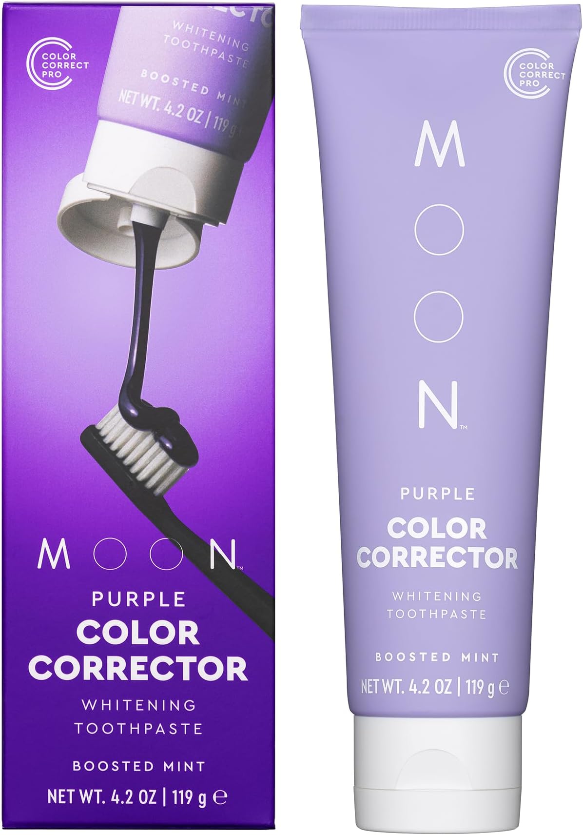 Amazon.com: MOON Purple Toothpaste for Teeth Whitening & Enamel ...