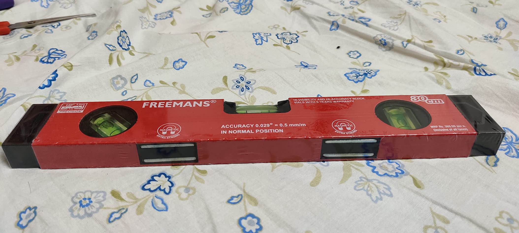 Tools-4-All Freemans Aluminium Spirit Level With Magnet (30 Cm ...