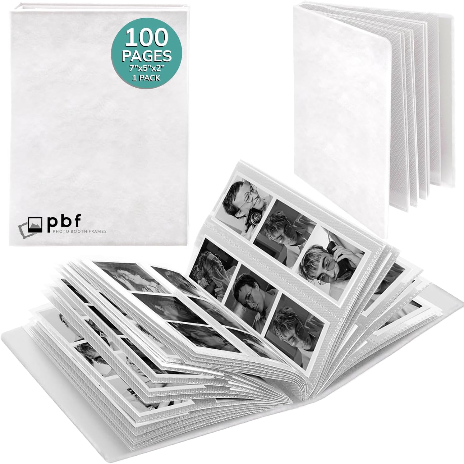 PBF Photo Booth Album | 2x6 Album w/ Sleeves | 2x6 Strips Memory Book ...