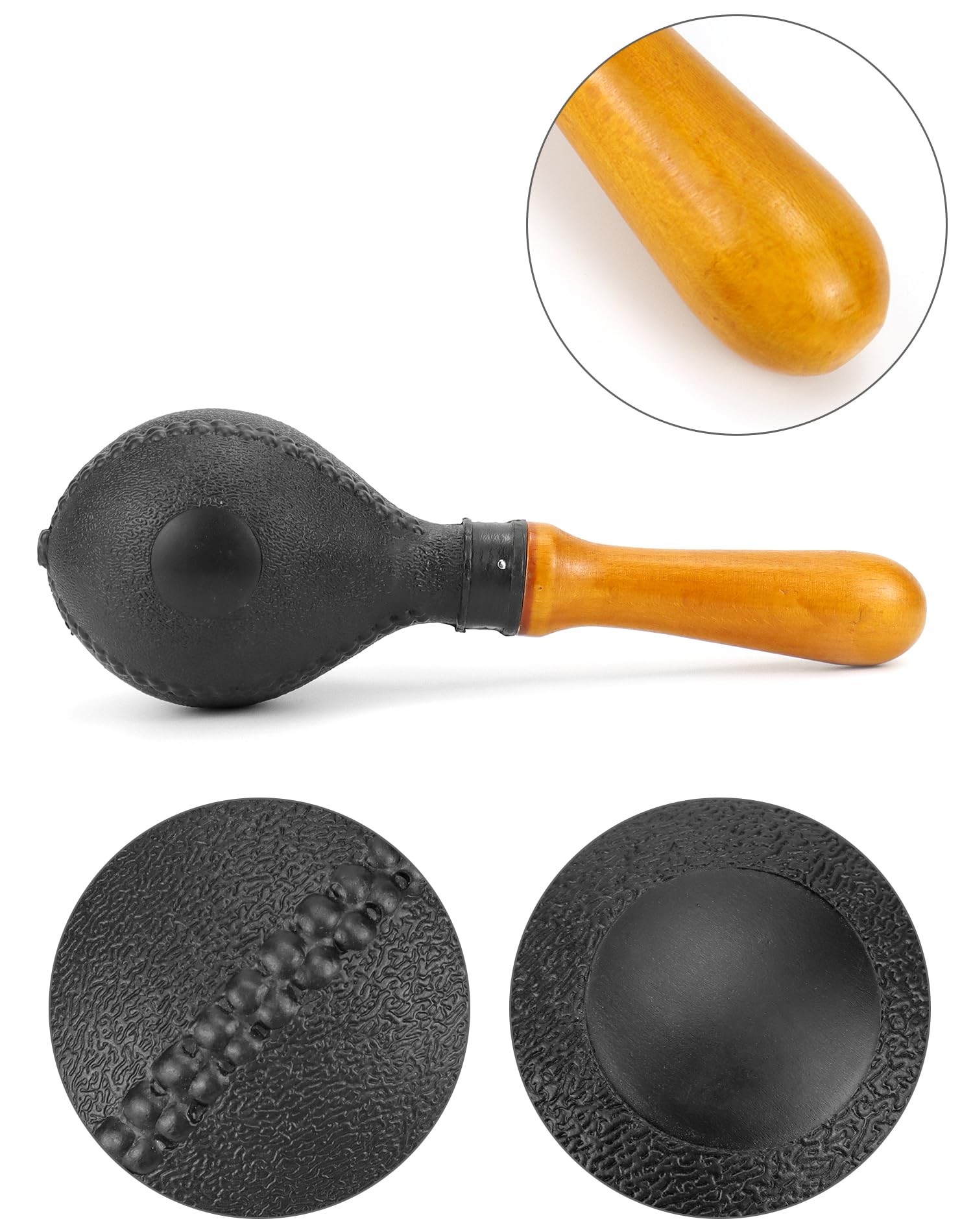 Snapklik.com : Maracas Shakers Rattles Sand Hammer, 4 Pack Professional ...