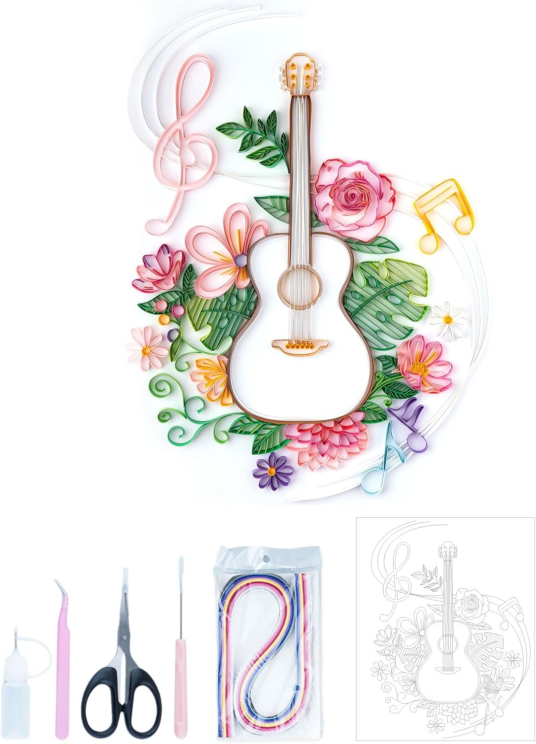 Uniquilling Quilling Kits Paper Quilling Kit for Adults Beginner, DIY ...