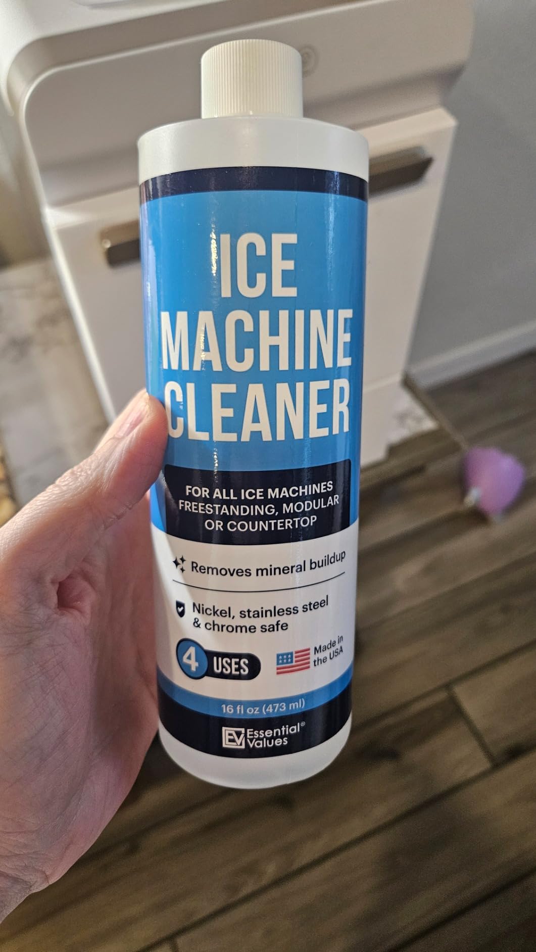 Amazon.com: Essential Values Ice Machine Cleaner and Descaler Sanitizer ...