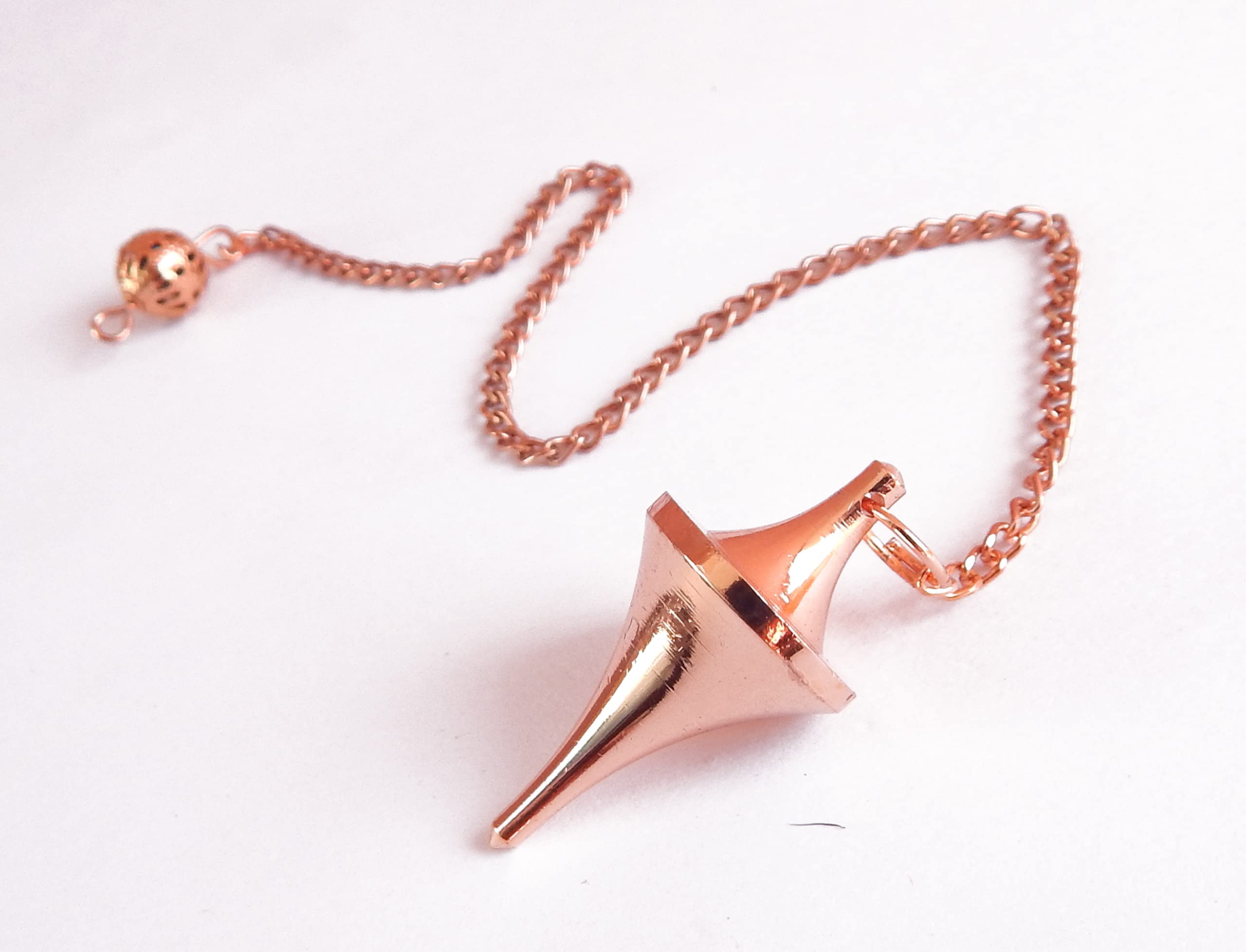 Space Ship Design (UFO) Pendulum, Copper Metal Pendulum, Dowsing Cone ...