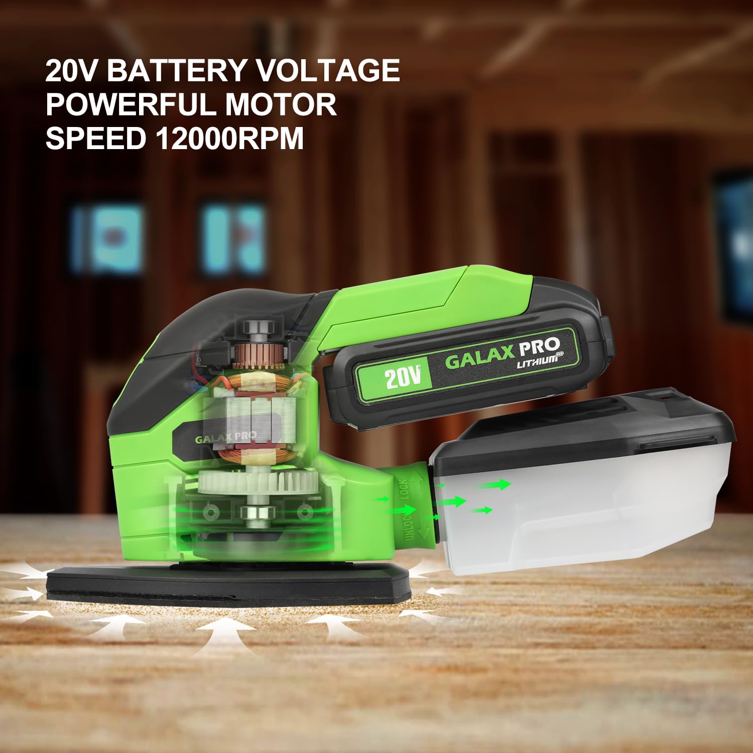 Replaceable Base Sander Kit GALAX PRO Electric Sander - 12000 OPM Multi ...
