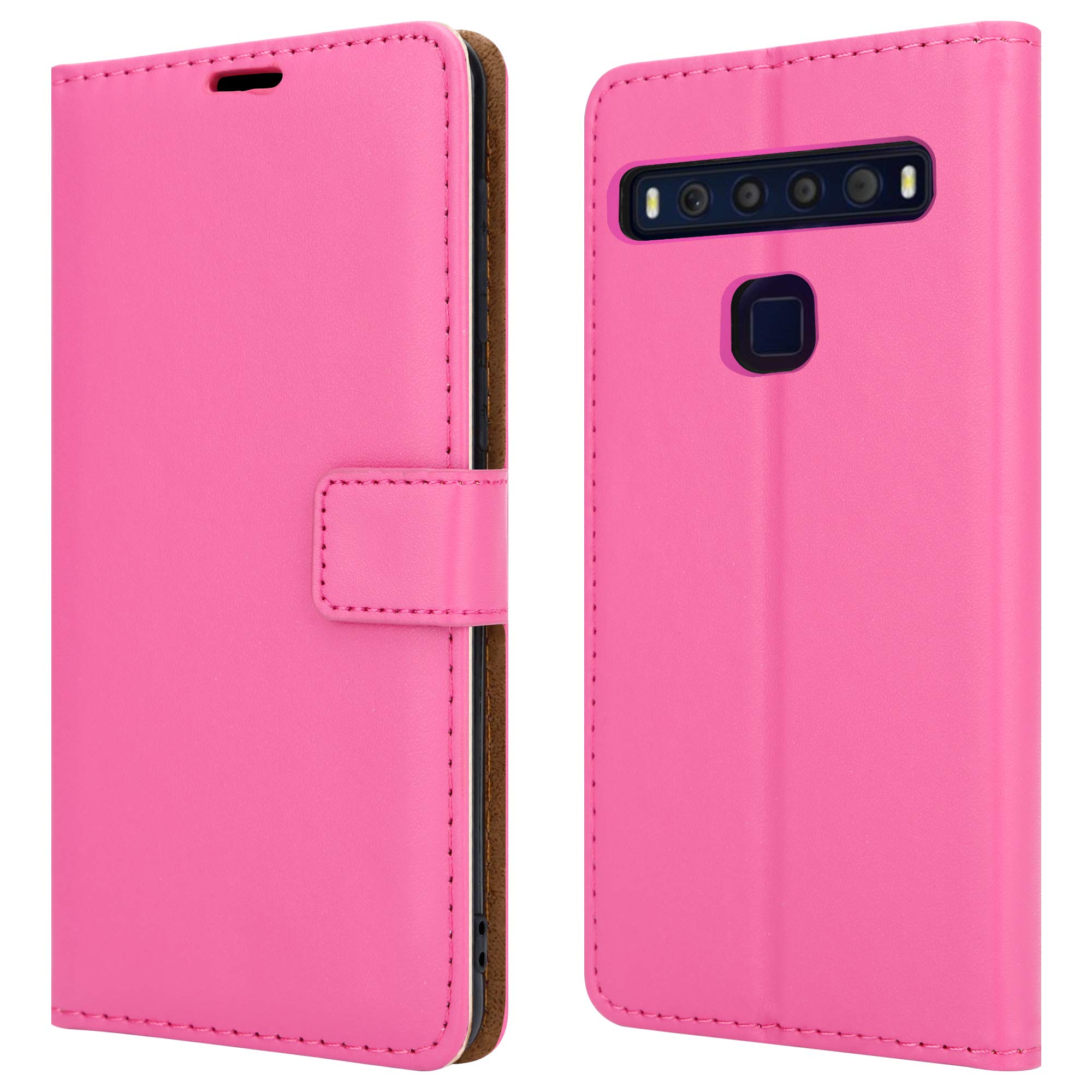 For TCL 305 306 403 405 406 20 SE 40R Case Leather Wallet Flip Stand ...