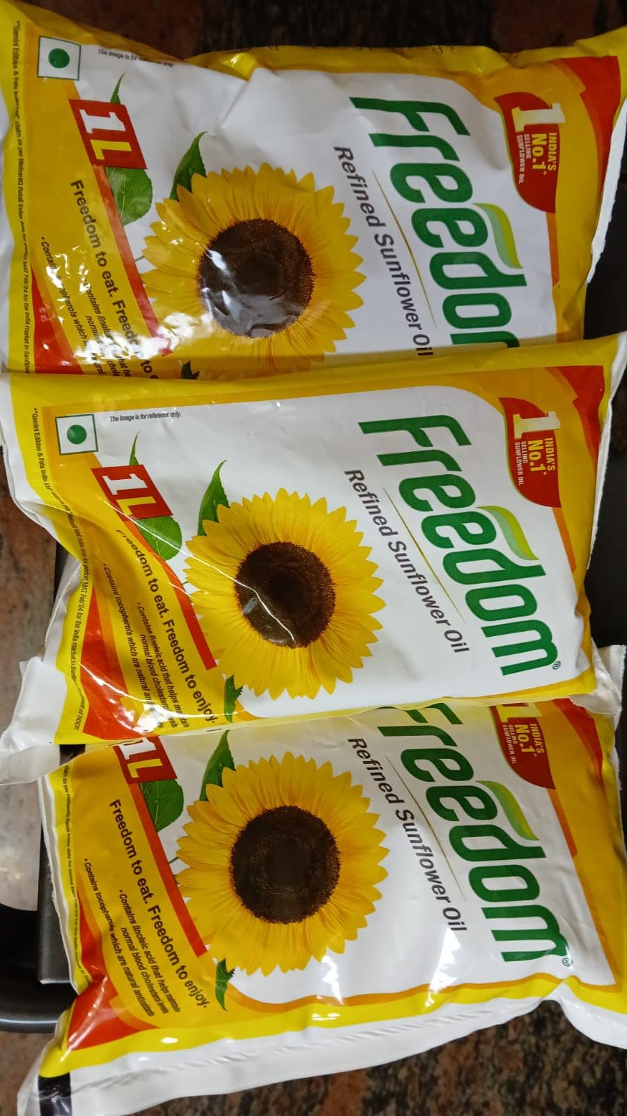 Freedom Refined Sunflower Oil, 1L : Amazon.in: Grocery & Gourmet Foods