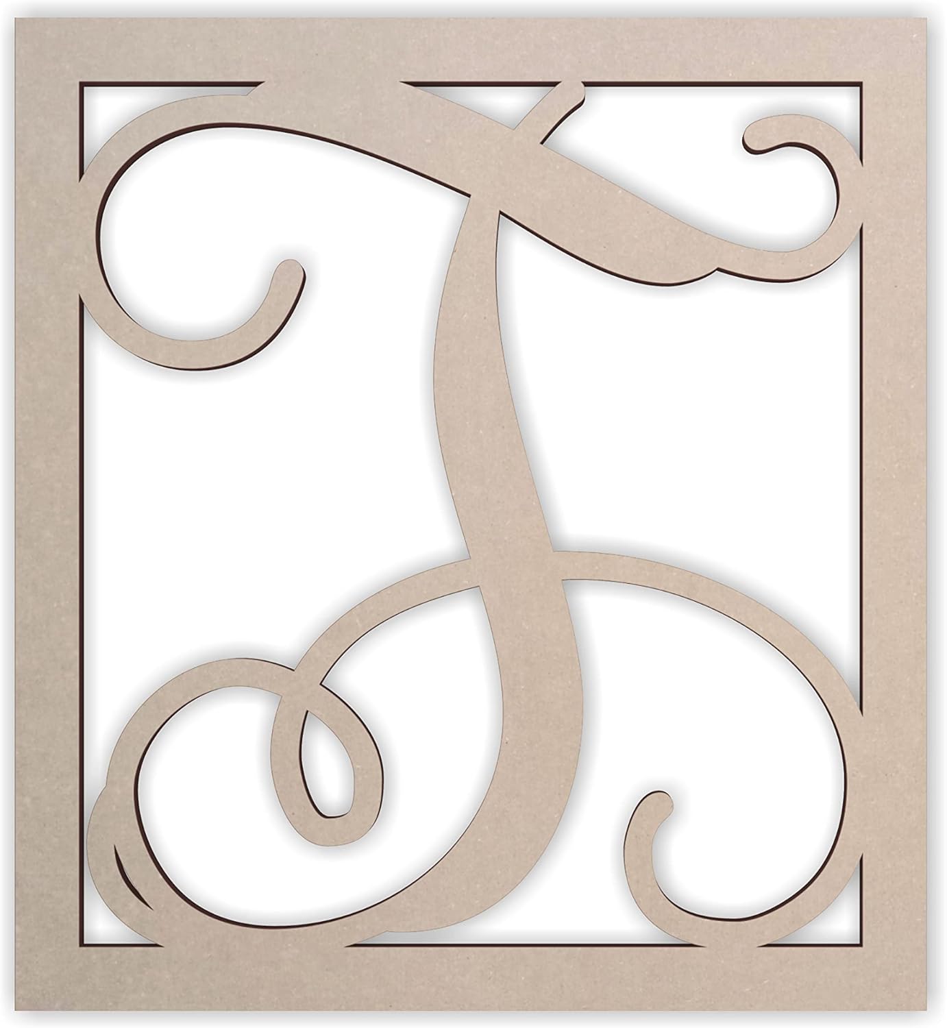 Amazon.com: Wooden Letters by Jess and Jessica Cursive Wood Letter for ...