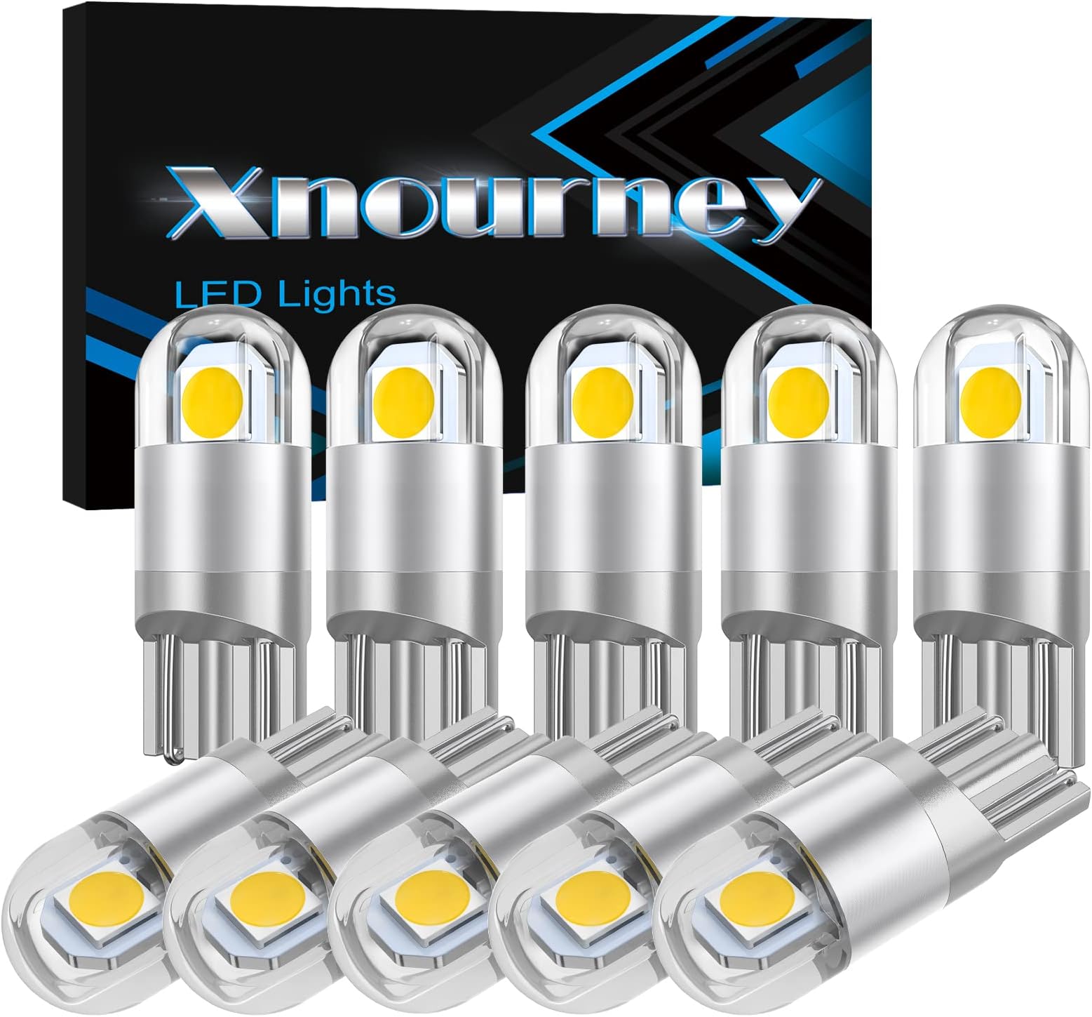 Xnourney 194 Led Car Bulb 3030 Chipset 2SMD T10 194 168 W5W Led Wedge ...