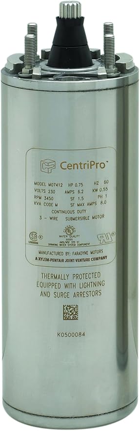 M15422 Goulds/CentriPro 4 Inch - 1-1/2 HP 2-Wire 230v Submersible ...