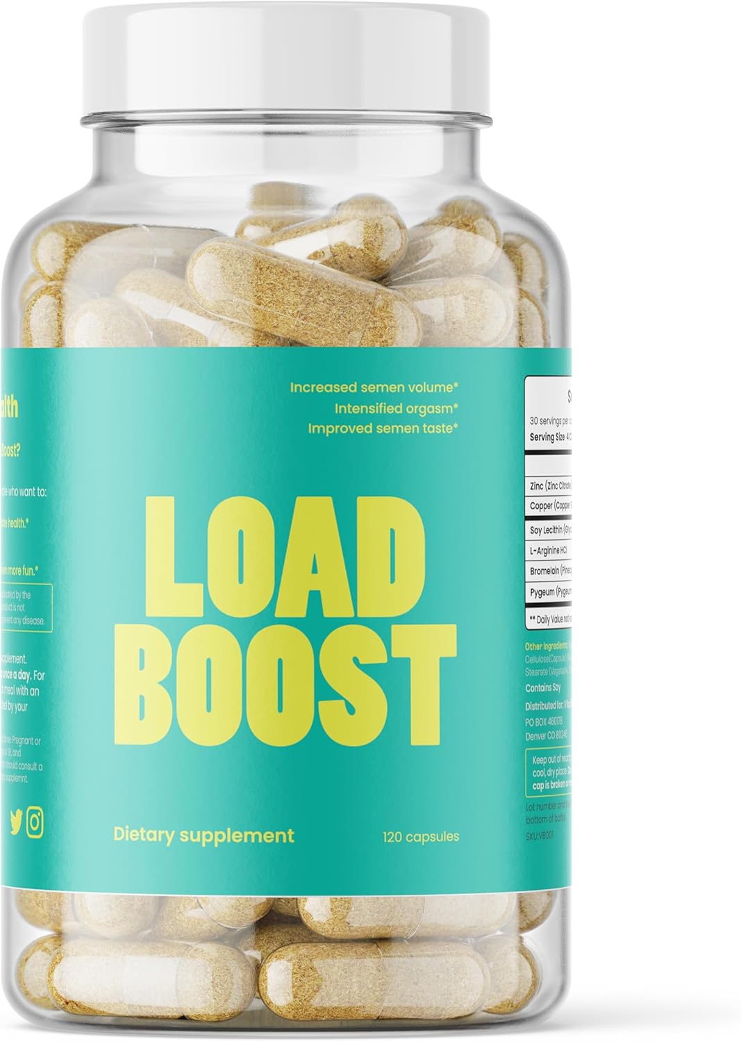 Amazon.com: Vitaliboost Load Boost - Semen Volume, Sperm Health, & Men ...