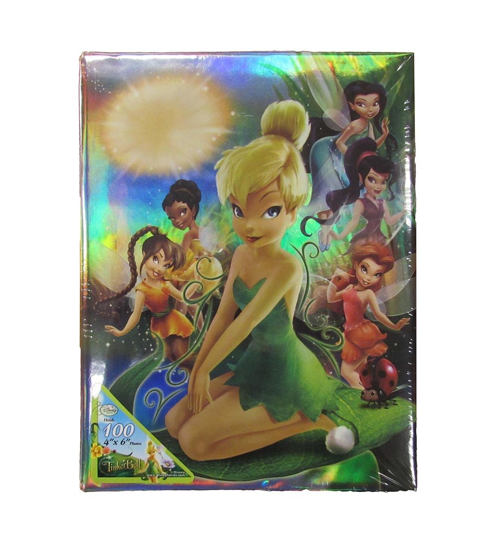 Amazon.com : Disney Tinkerbell 100 Pages 4X6 Photo Album - Multicolor ...
