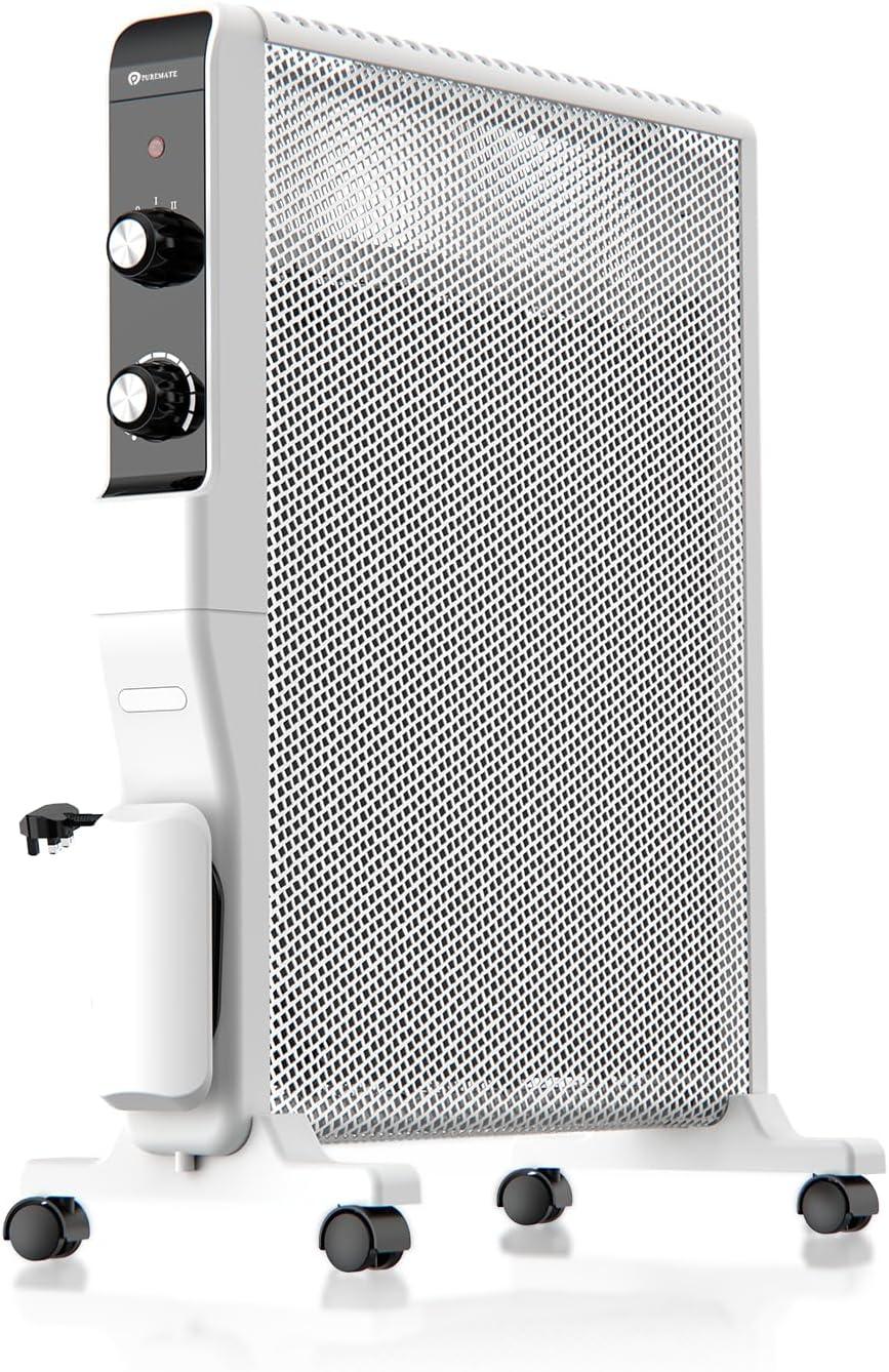 PureMate Heater Oil Free with Mica Panels, 2000W Electric Heater ...
