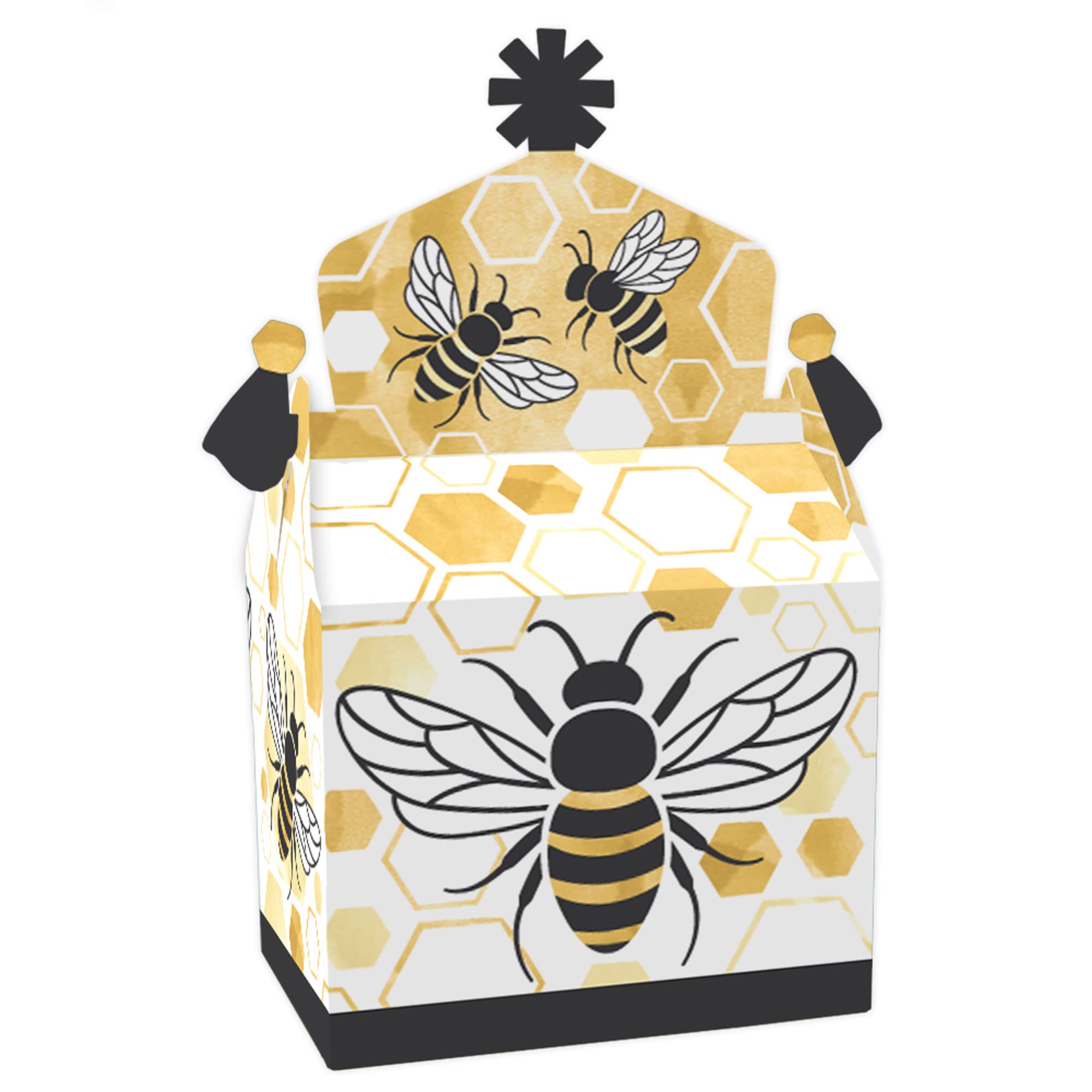 Amazon.com: Big Dot of Happiness Little Bumblebee - Treat Box Party ...