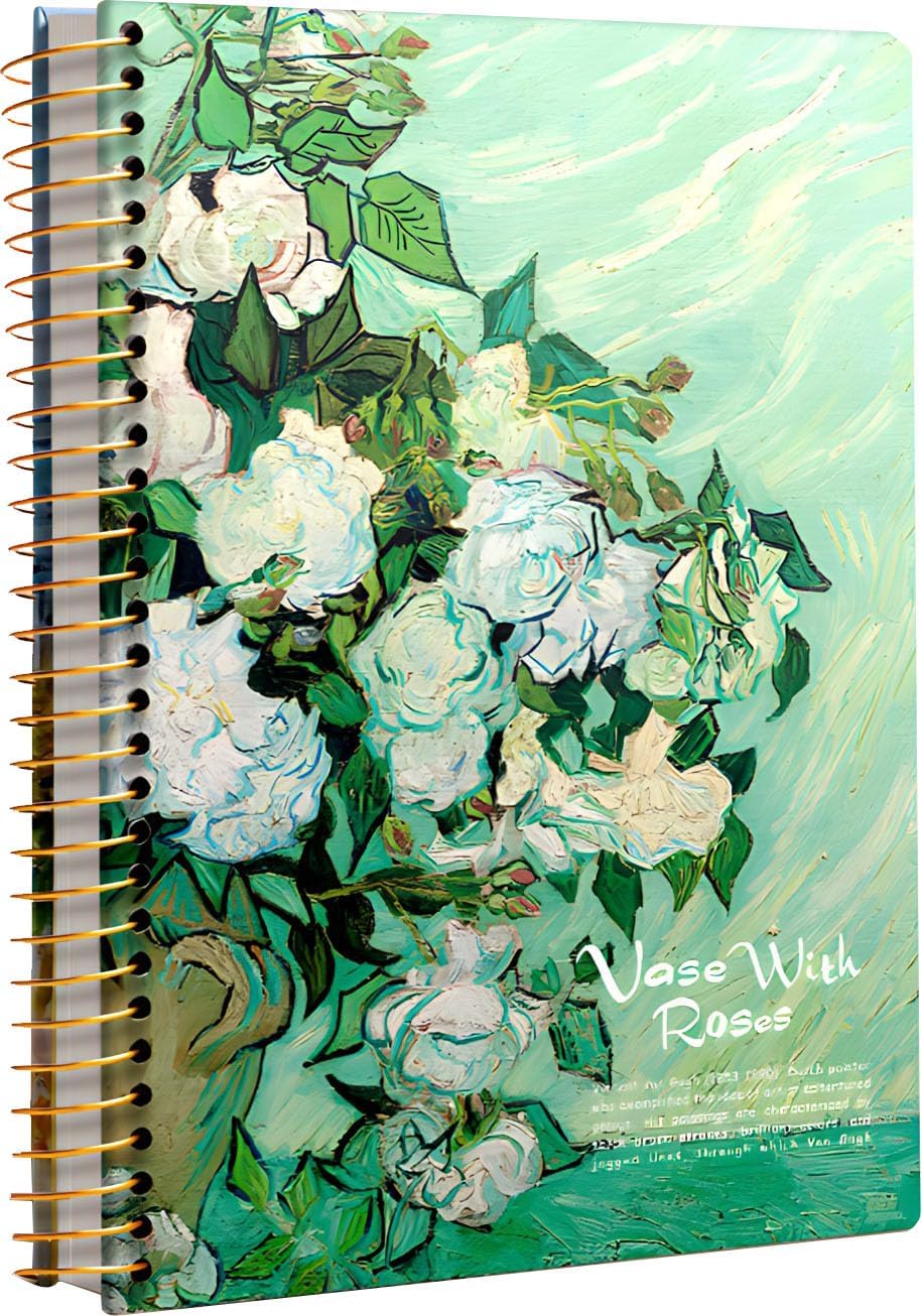 Amazon.com : ipoul Large Spiral Notebook, B5, 300 Pages, 8x10 Big ...