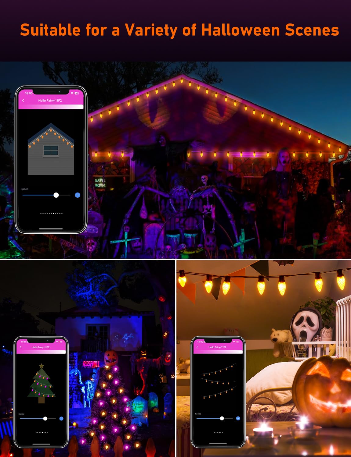Snapklik.com : Smart Christmas Tree Topper, Holographic 8-Pointed Star ...