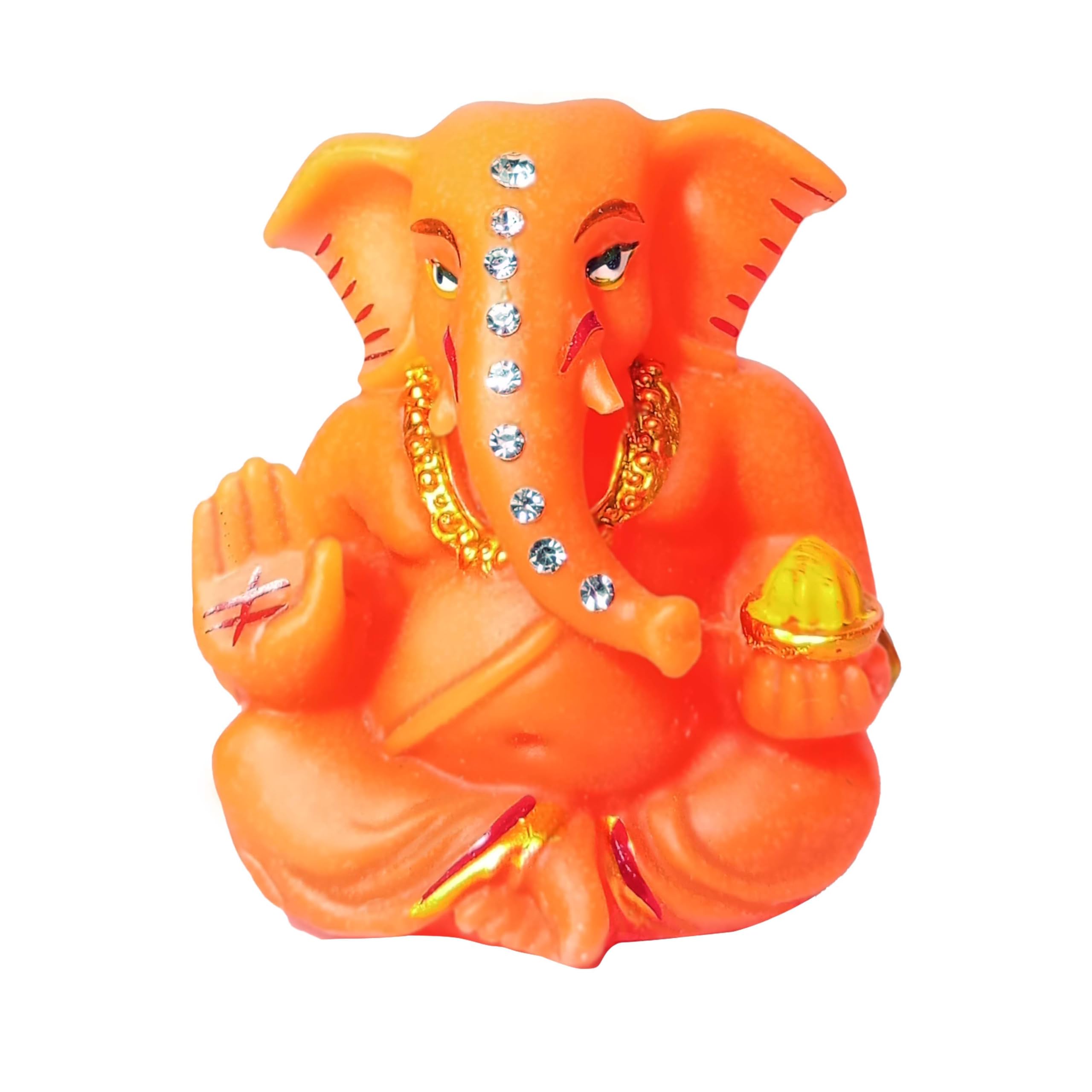 Buy Ganesh Shindur Statue, Ganpati Bappa, Decorative Showpiece for Gift ...