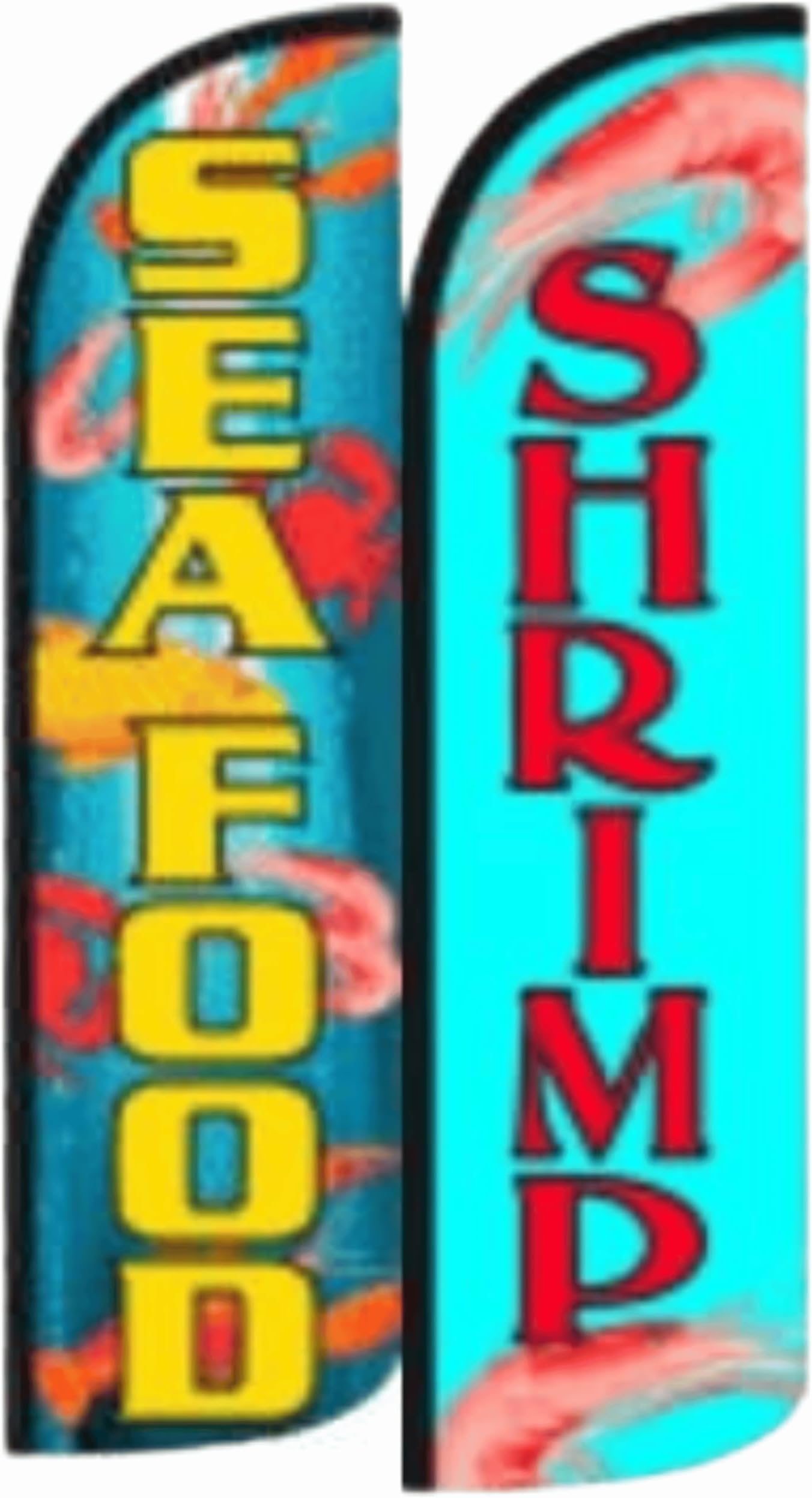 Amazon.com: OnPoint Wares Seafood Shrimp King Flag- Pack of 2 (Hardware ...