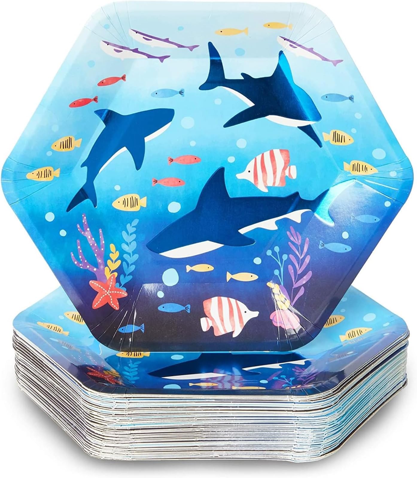 Amazon.com: Beistle Under The Sea Plates : Home & Kitchen