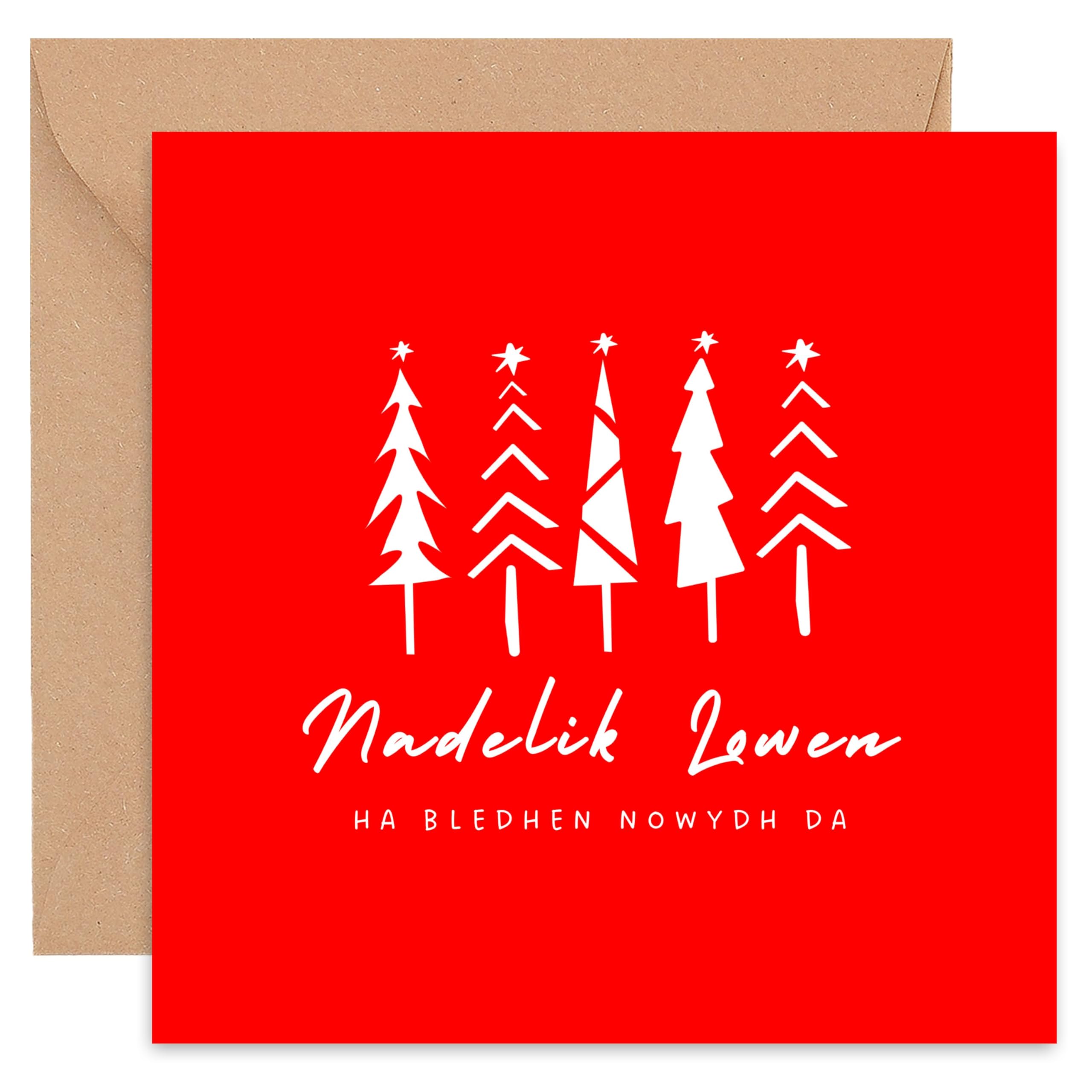 Felbridge Studio - Cornish Christmas Card - Kardh Nadelik Kernowek ...