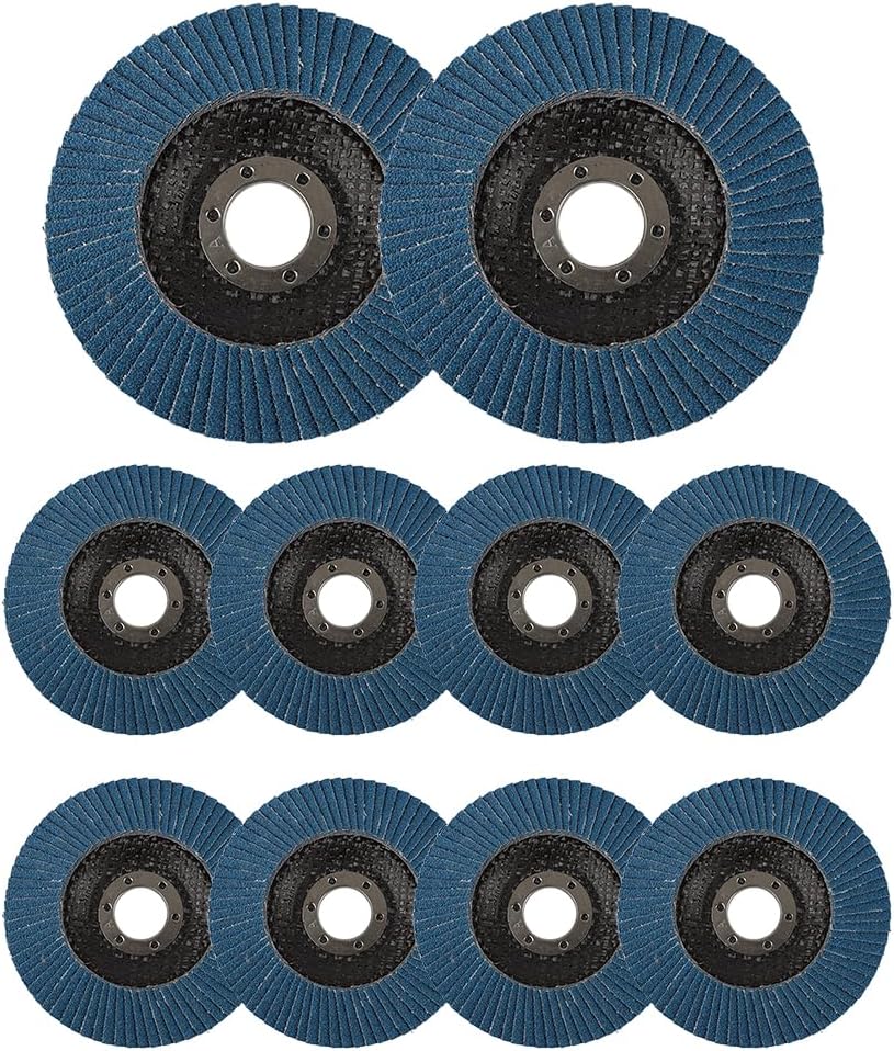 AIMALL 10 PCS Flap Disc Set, Zirconia Abrasive Grinding Wheels for ...