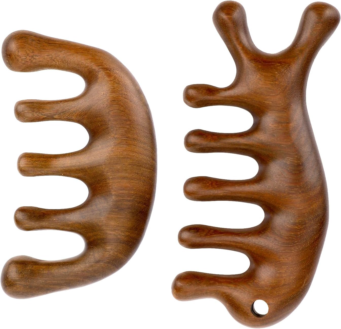 Amazon.com : Menesia Wood Scalp Comb, Wooden Scalp Massager, Sandalwood ...