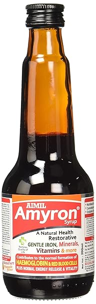 AIMIL Amyron Syrup - 200ml | Enriched with Vitamins & Mineral Rich ...