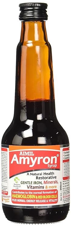 AIMIL Amyron Syrup - 200ml | Enriched with Vitamins & Mineral Rich ...