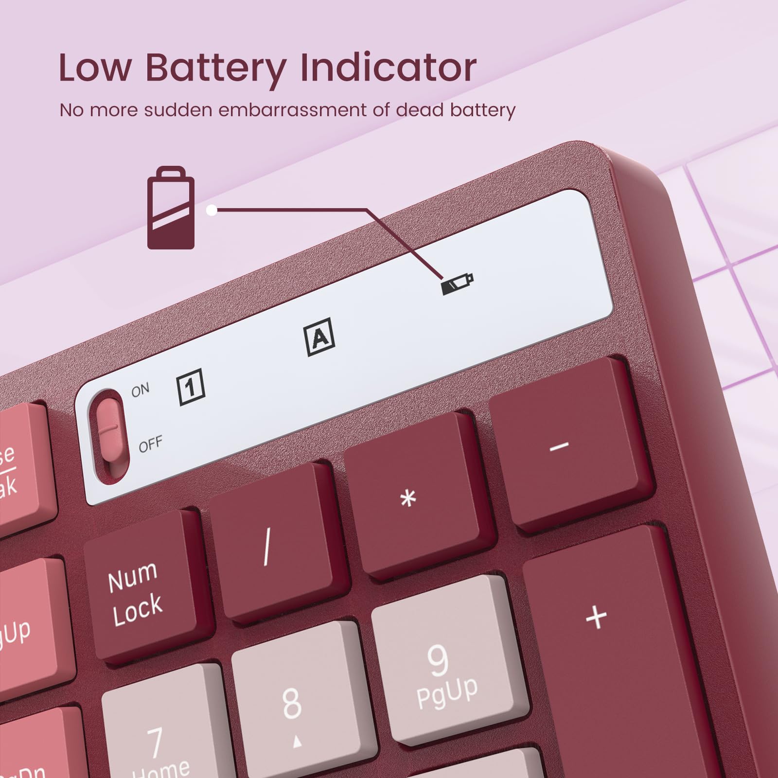 Wireless Keyboard And Mouse Combo Lovaky 2 4g Full Sized Ergonomic Keyboard