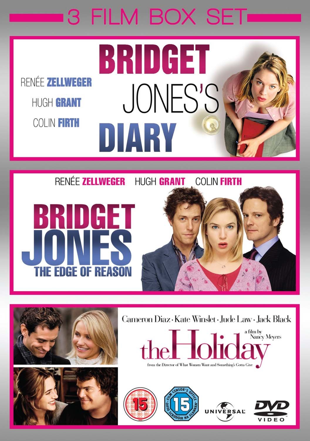 Bridget Jones's Diary/The Edge Of Reason/The Holiday [DVD]: Amazon.co ...