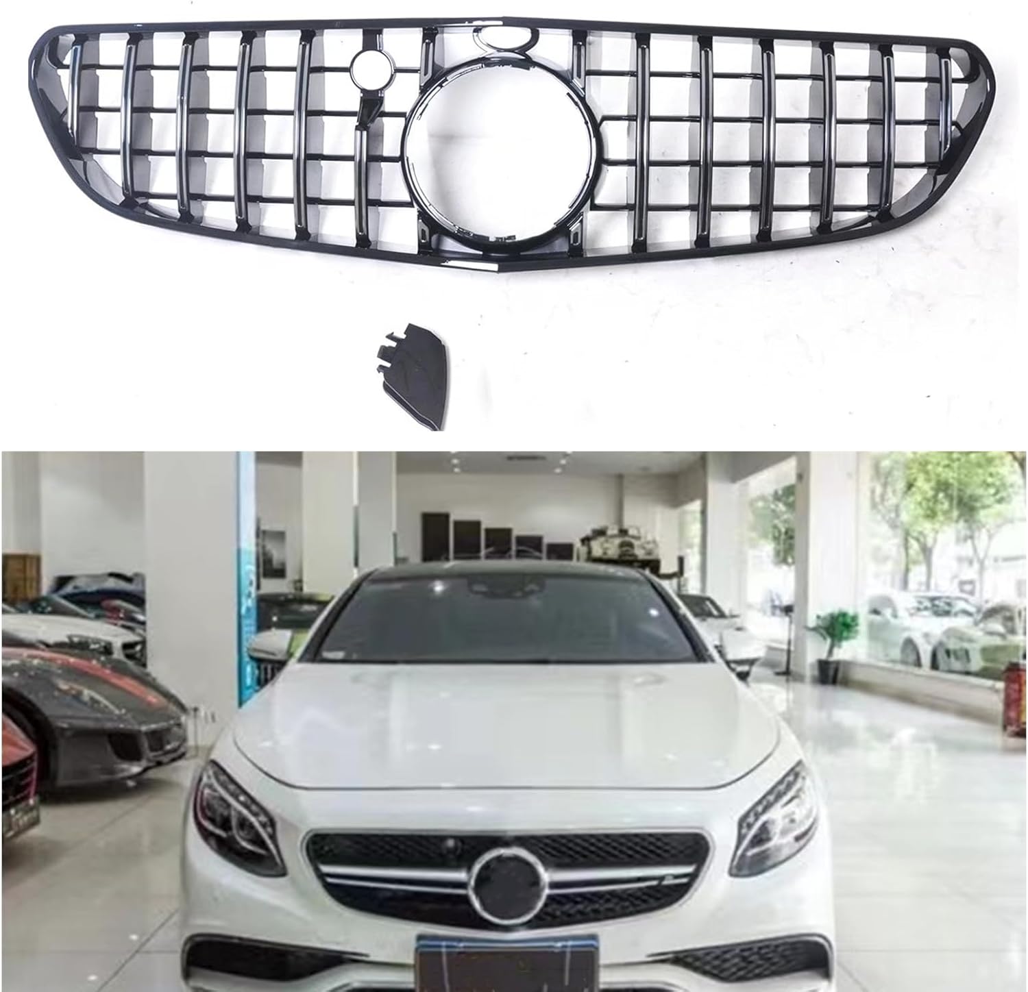 Amazon.com: Front Upper Hood Grill Grille For Benz w217 S63-coupe AMG ...